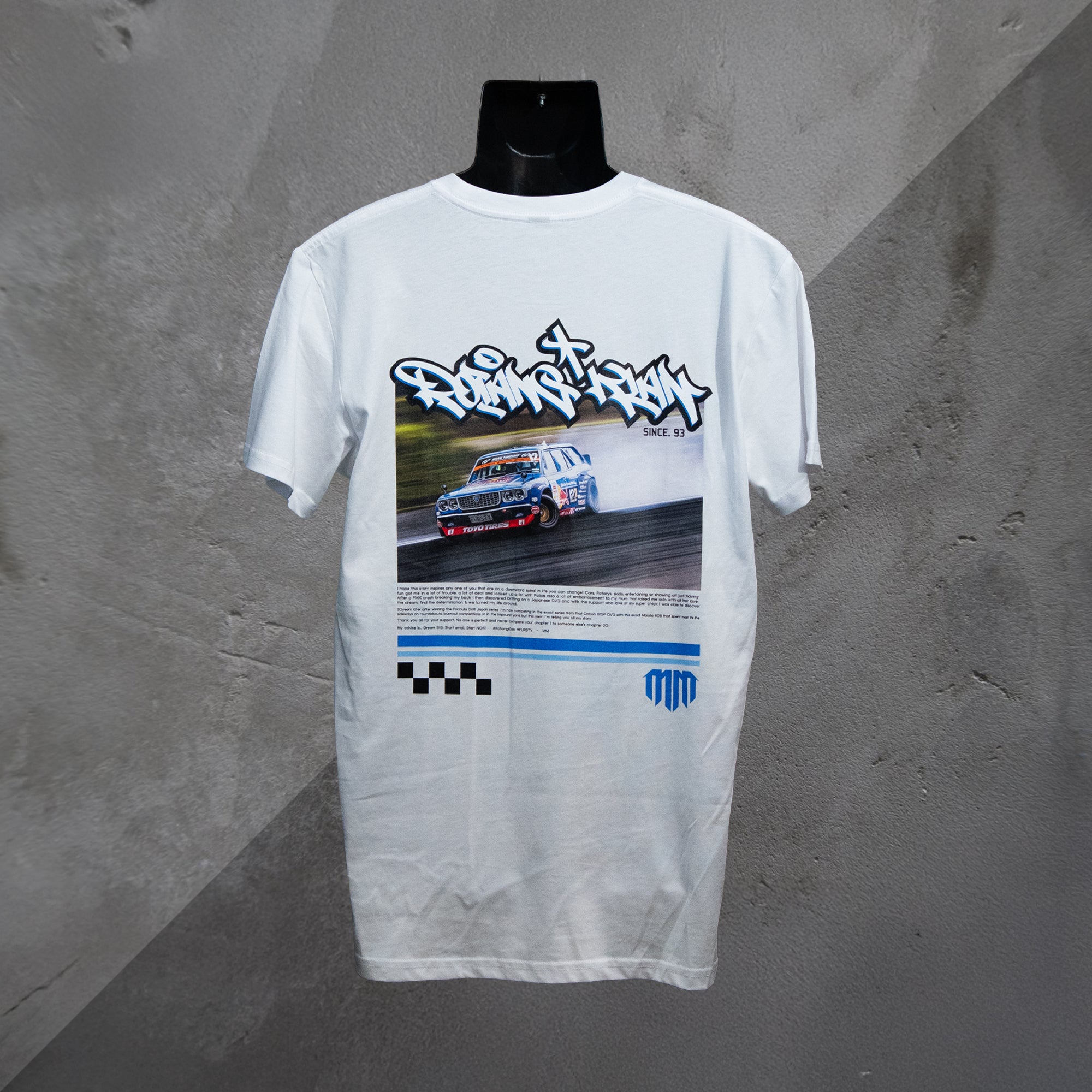 FURSTY Tee - Wht – Mad Mike Motorsport