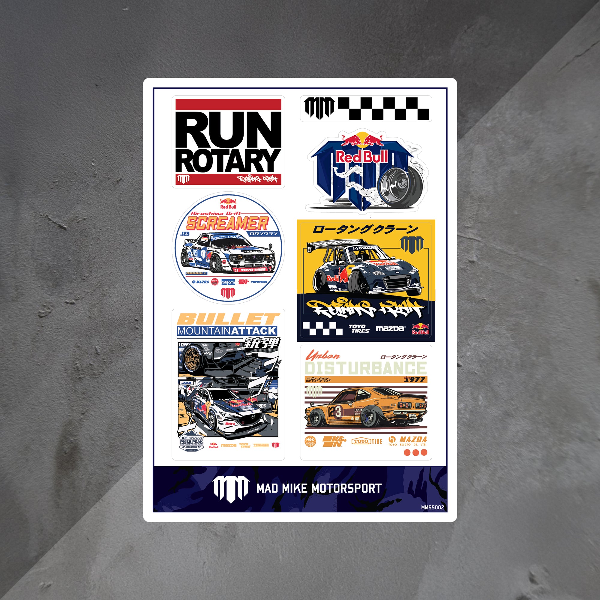RUN ROTARY A4 Decal Sheet – Mad Mike Motorsport