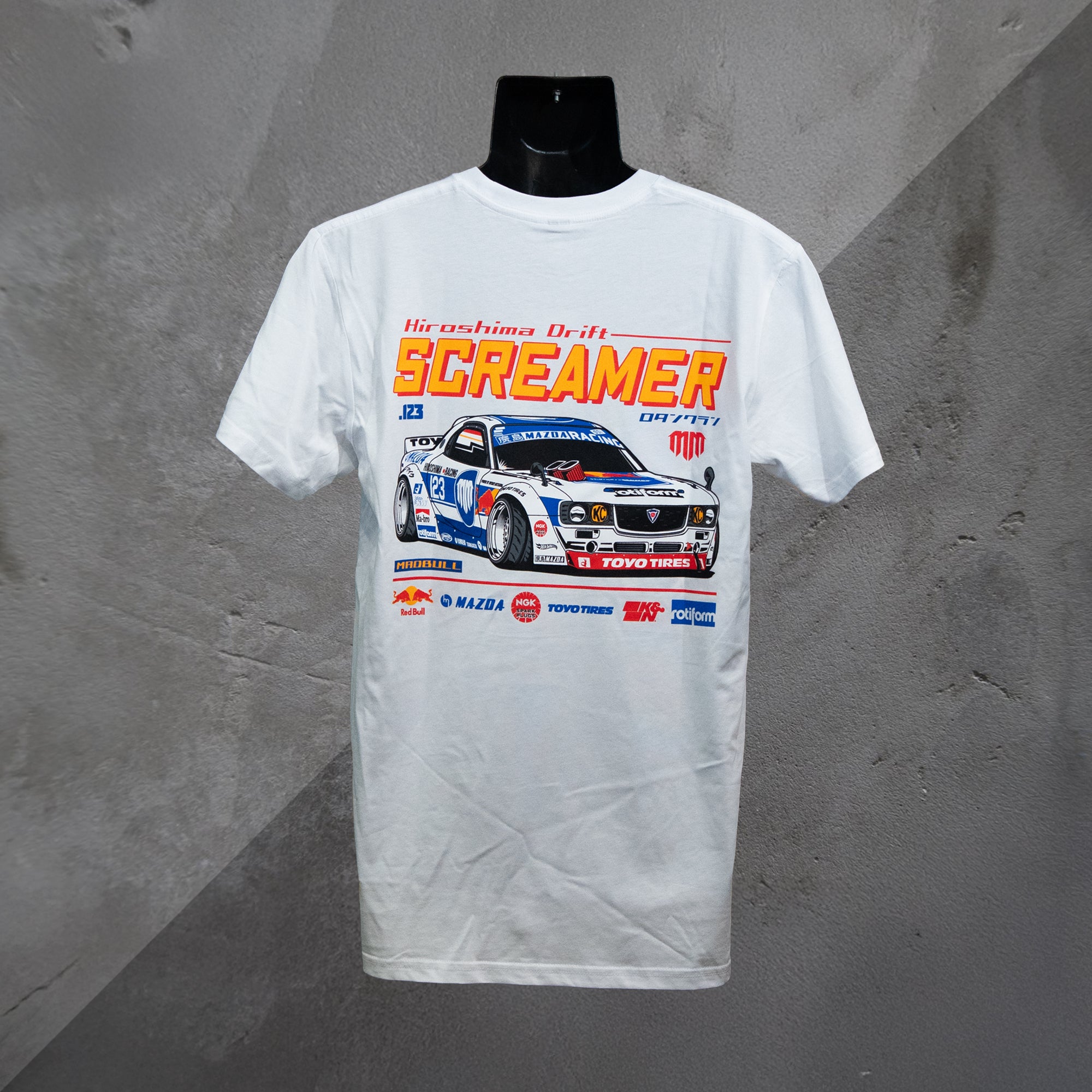 MADBUL Tee - Wht – Mad Mike Motorsport